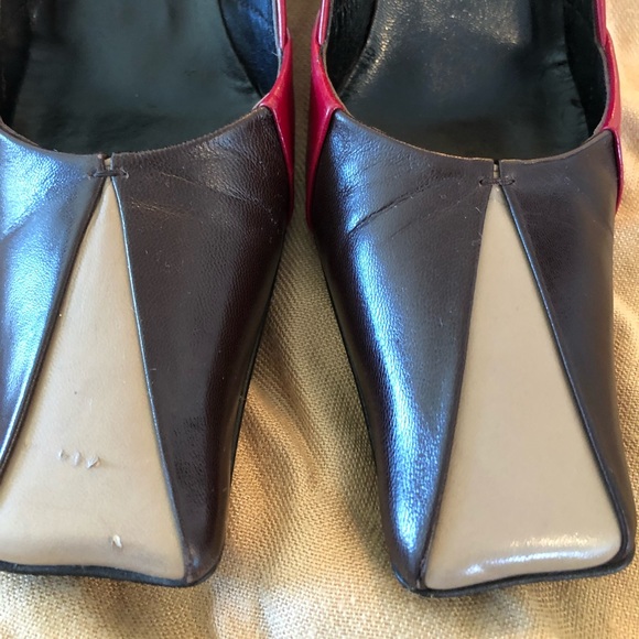 Prada | Shoes | Prada Classic Leather Tricolor Pumps | Poshmark